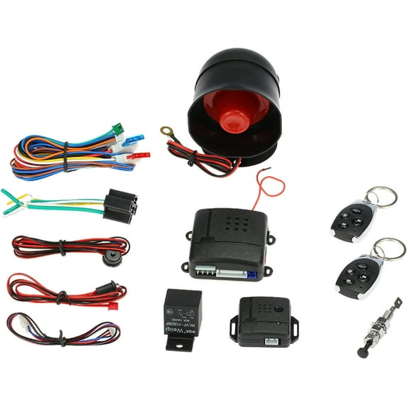 Universal 12V Auto Car Alarm， Car Vehicle Security System Burglar Alarm ...