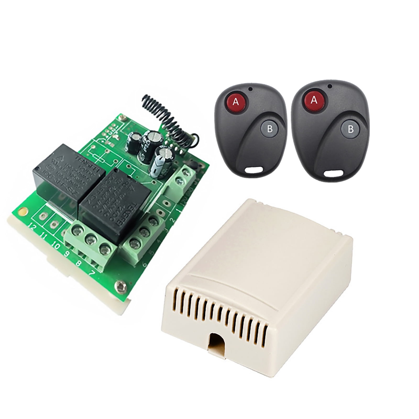 Universal 12V DC 315MHZ ON-OFF Wireless Remote Control Switch Relay ...