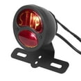 Universal 12V Motorcycle Tail Light with License Plate Bracket - Brake ...