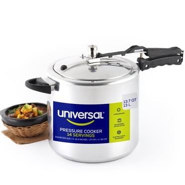 9.5 quart pressure cooker aluminum alloy with multiple safety - double ...