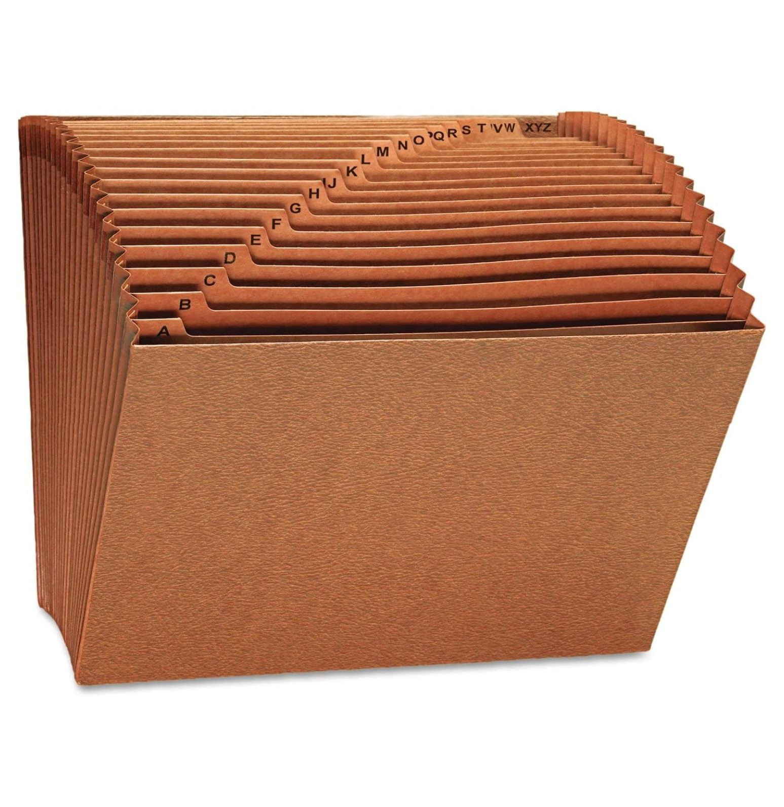 Universal 13910 Expanding File Folder - A-Z Letter Size, 12x10 Redrope ...