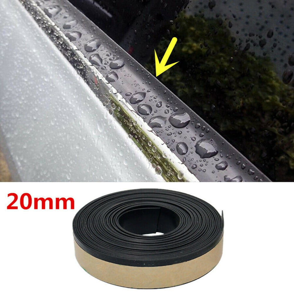 Universal 13Ft Rubber Car Door Window Glass Seal Weatherstrip Rain ...