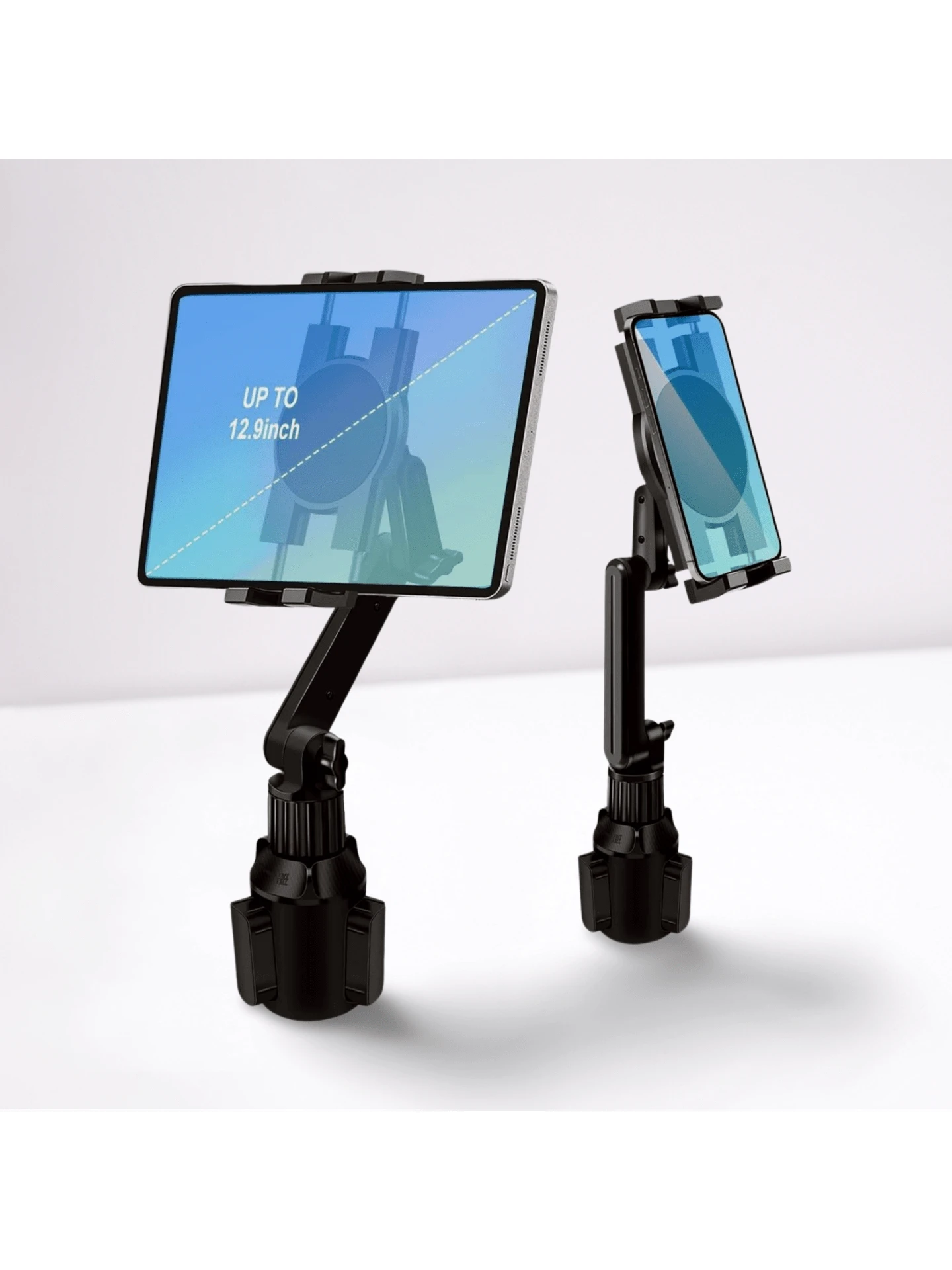 Universal 15-Inch 2-Arm Adjustable Cup Holder Tablet Mount for Car and ...
