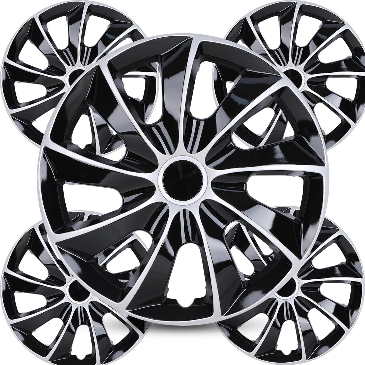 Universal 16 inch Hub Caps Wheel Covers for Cars Set of 4 Fits Most ...