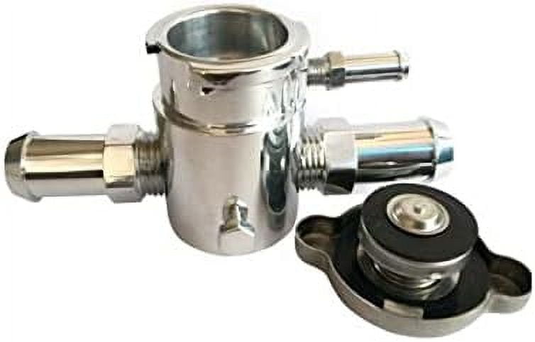 Universal 19mm Aluminum Inline Filler Neck - 3/4" Coolant Water Tank ...