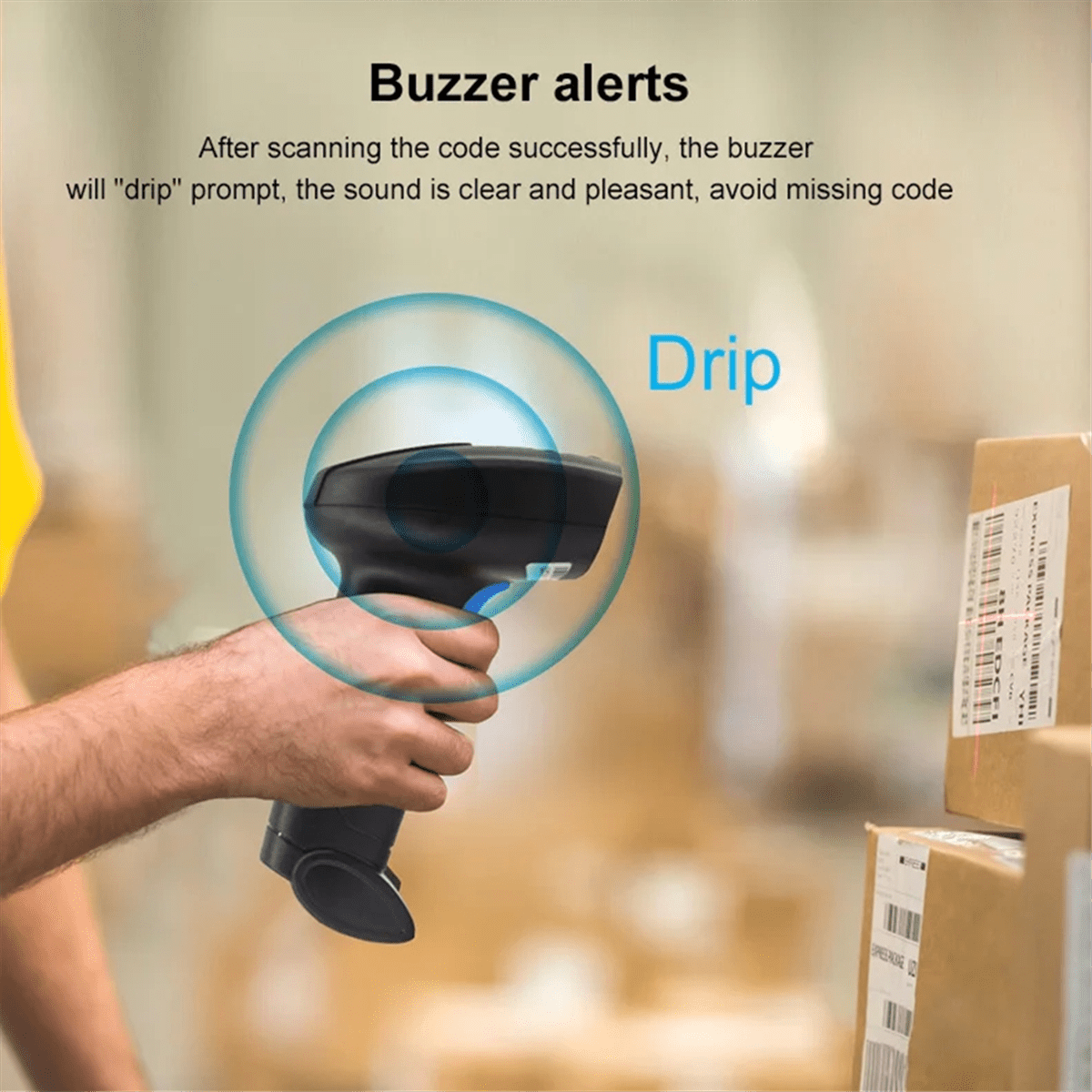 Universal 1D/2D USB Wired Barcode Scanner Handheld QR Codes Reader ...