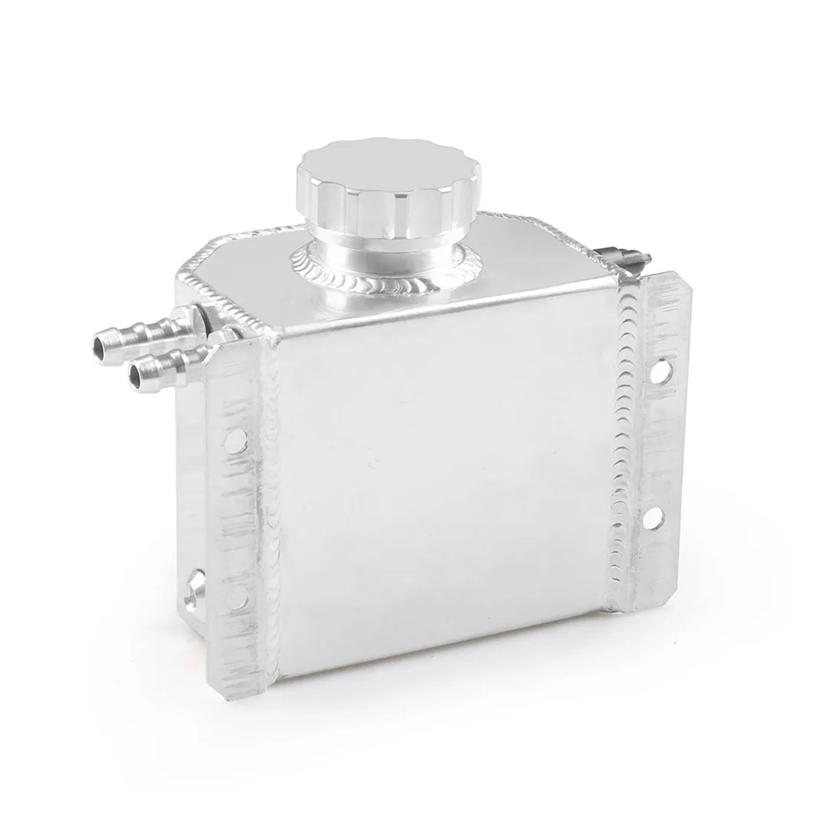 Universal 1L Aluminum Oil Catch Can Reservoir Tank With Drain Breather ...