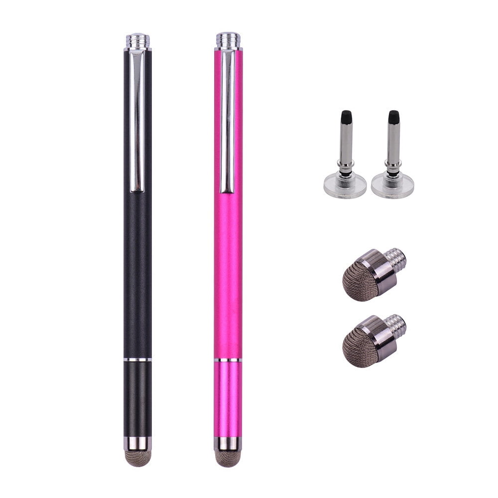 Universal 2 in 1 Stylus Pens with Fiber Tip and Disc Tip Precision ...