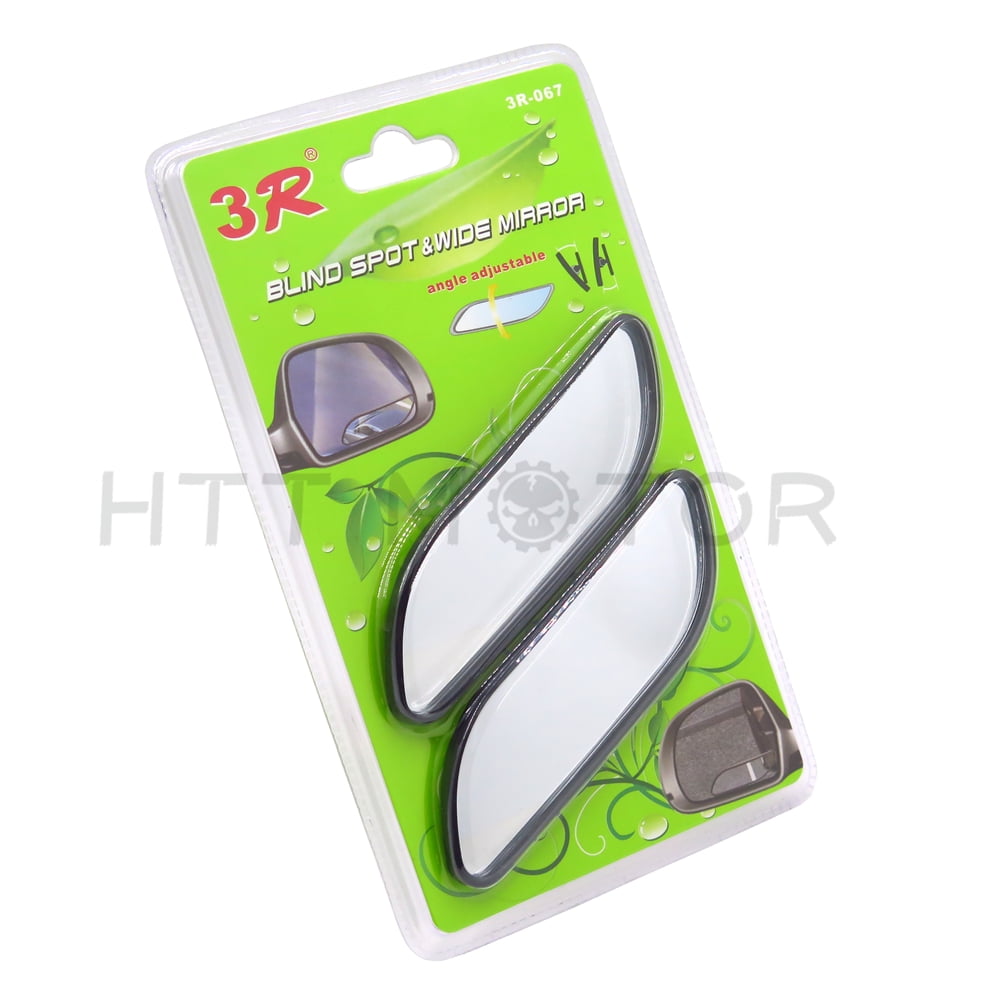 Universal 2 Auto 360° Wide Angle Convex Rear Side View Blind Spot ...