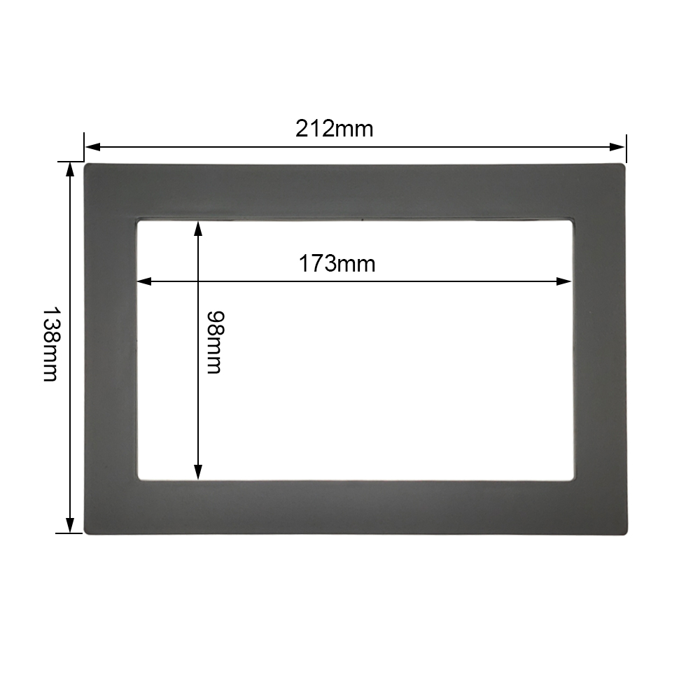 Universal 2 Din 7 Inch Frame Car Radio Fascia Installation Accessories ...