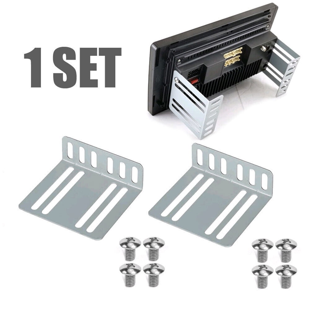 Universal 2 Din Car Radio Brackets Installation Kit MP5 DVD Dash ...