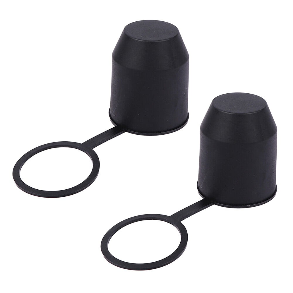 Universal 2 Pcs Trailer Hitch Ball Tow Bar Cover Protection Cap for ...
