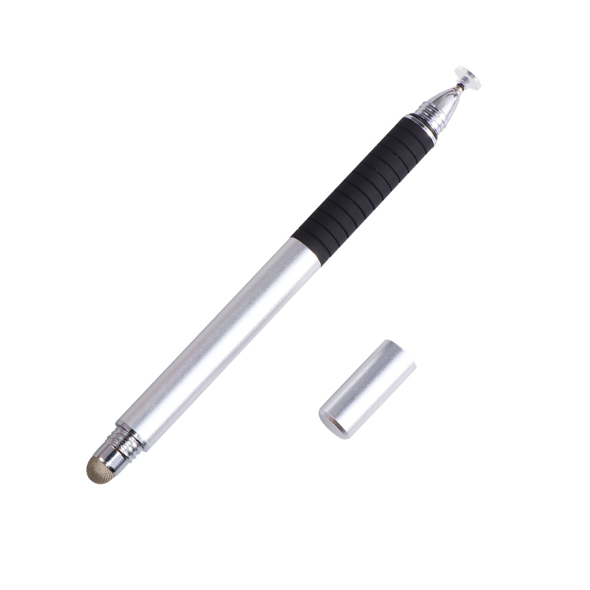 Universal 2 in 1 Disc and Fiber Tip Capacitive Stylus Touch Screen Pen for All Touch Screen ...