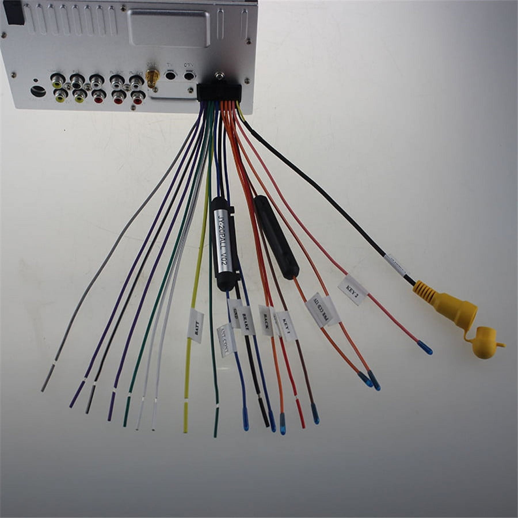 Universal 20 Pin Car SUV Wiring Harness Connector For 1Din 2Din DVD ...