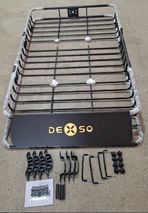 Universal 200LB Heavy Duty Roof Rack Cargo with Cargo Net, Car Top ...