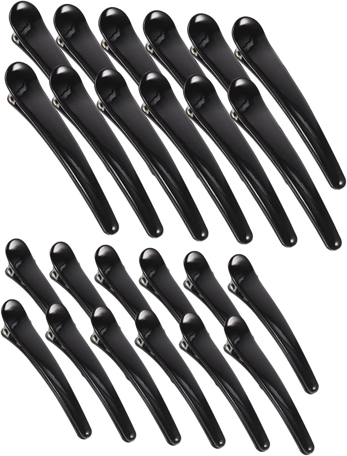 Universal 24 Pcs Duckbill Clip Hair Barrettes for Girls Black Hair ...