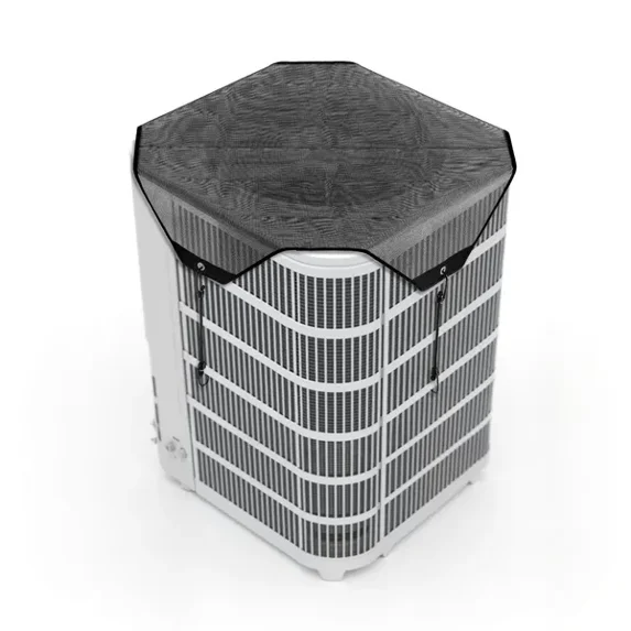 Universal 28x28 Inch Black Mesh Air Conditioner Cover for Outdoor Units ...