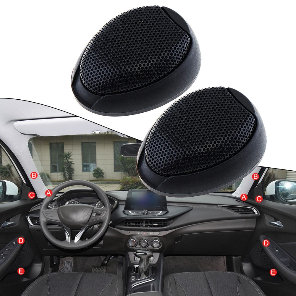 Universal 2X 1000W Car Dome Tweeter Speakers Audio Super Power Loud ...
