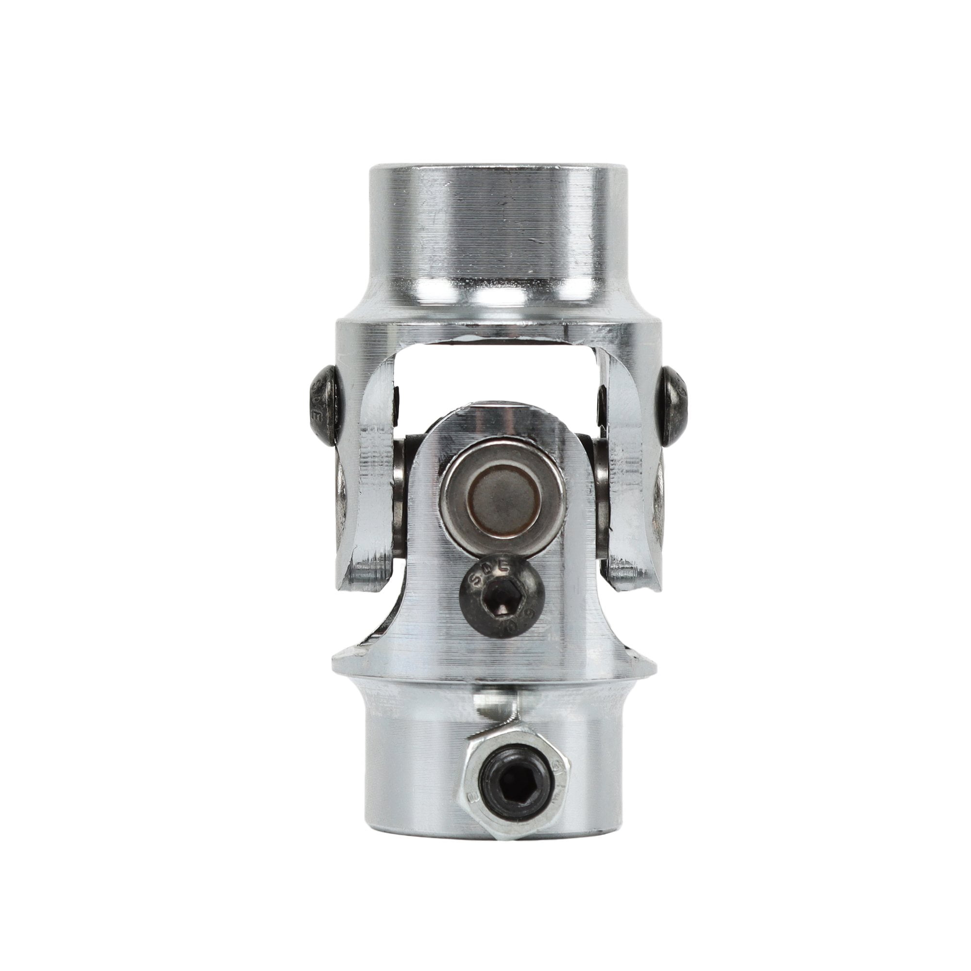 Universal 3/4" Round Smooth X 5/8-36 Spline Chrome Steering Shaft U ...