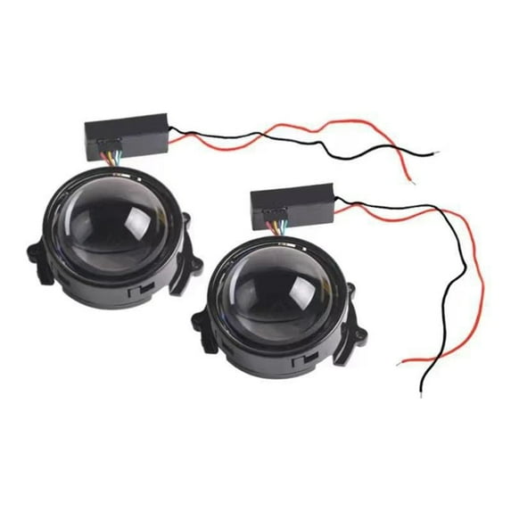 Universal 3 Inch Car LED Devil Eyes Dynamic Eye Headlight Mangekyo ...