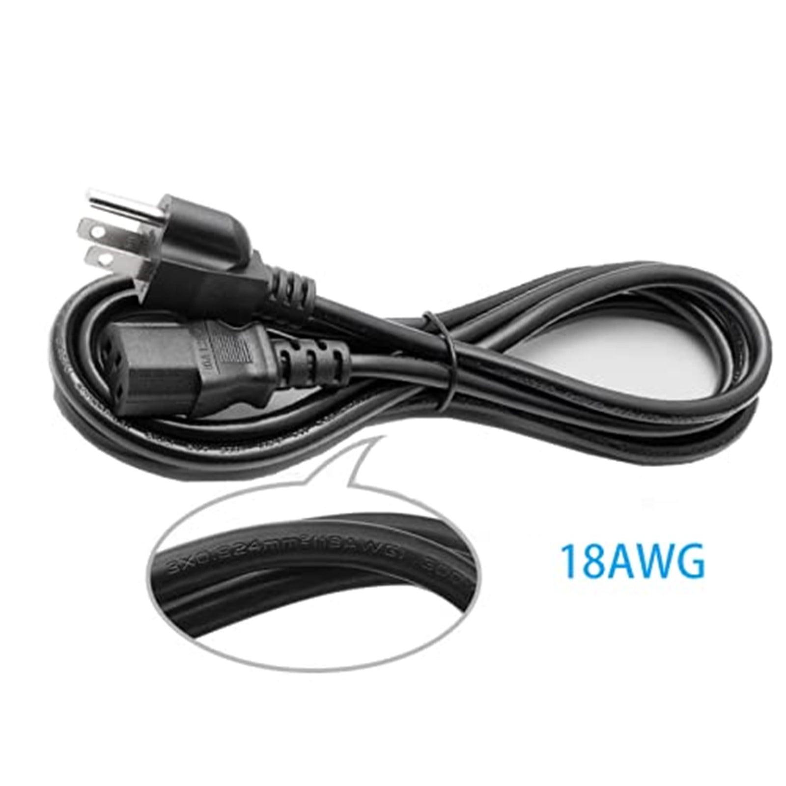 Universal 3 Prong Power Cord - 5ft Replacement AC Cable for Instant Pot ...