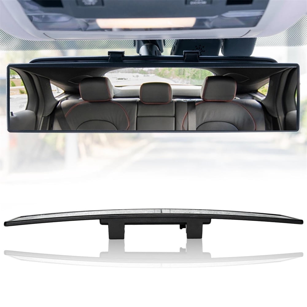 Universal 300mm Wide-angle Convex Interior Clip On Car Truck Rear View ...