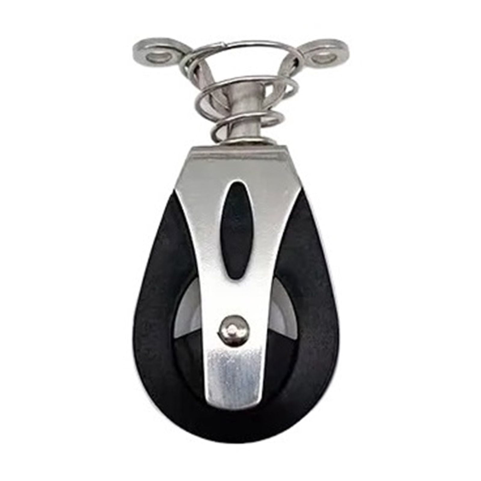 Universal 316 Steel 1500Lbs Load Head Single Pulley Nylon Sailboat ...