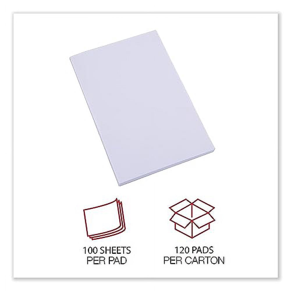 Universal 35624 Bulk Scratch Pads, Unruled, 4 x 6, White, 100 Sheet ...