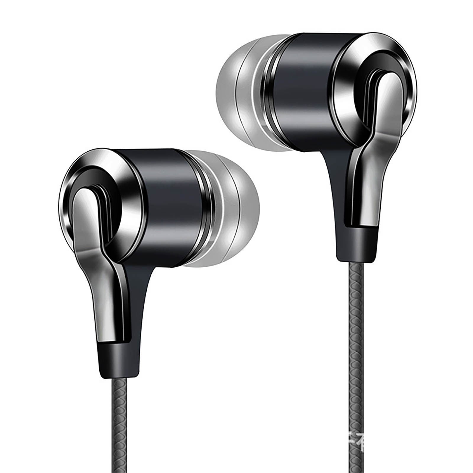 Universal 35mm Wired In Ear Headphones with Microphone for Android ...