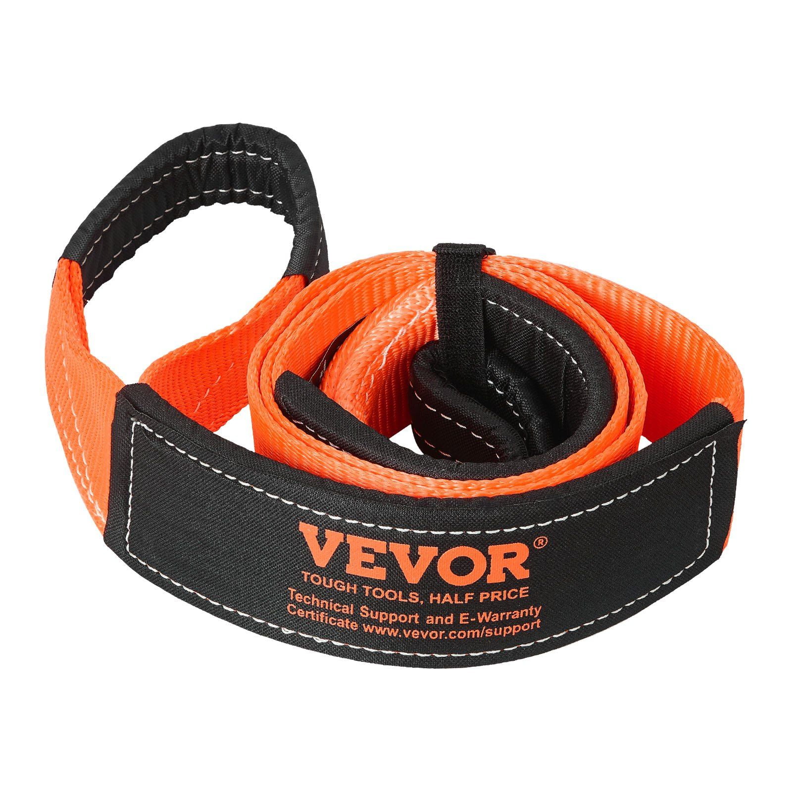 Universal 36,000 lb Tow Strap with Double Looped Ends, 8 ft Length ...