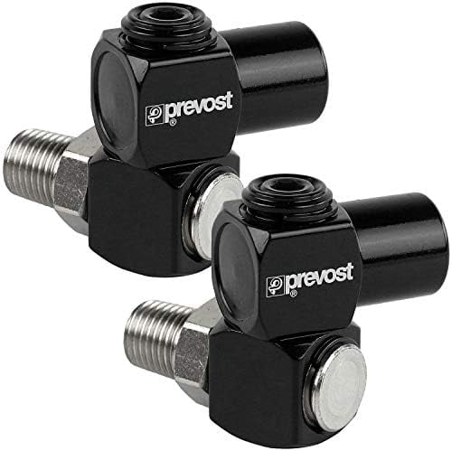 Universal 360 1/4" NPT Compressed Air Flow Tool Hose Connection Swivel ...