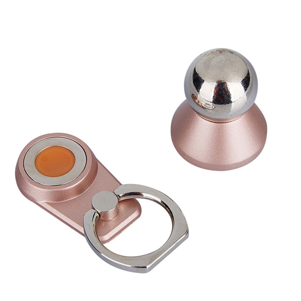 Universal 360 Degree Magnetic Ball Phone Finger Ring Holder Car Mount ...