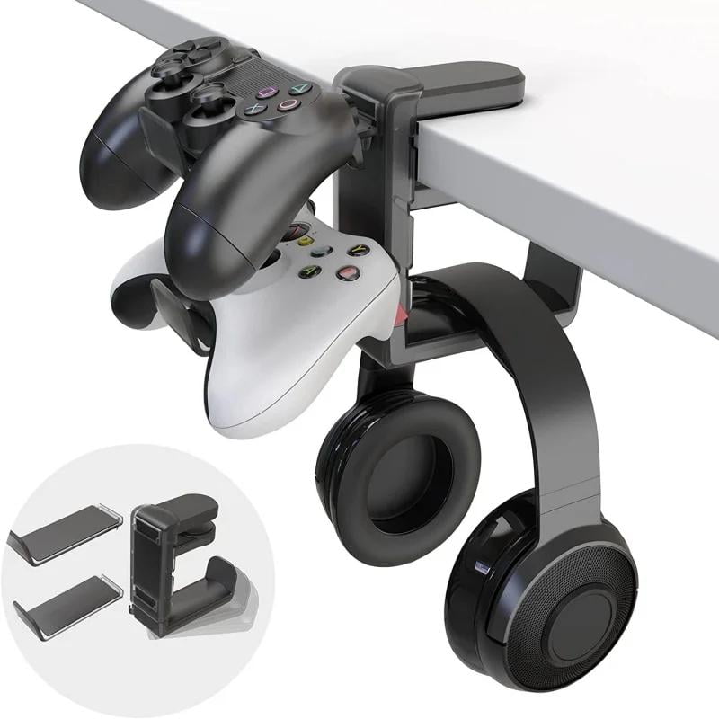 Universal 360 Degree Rotating Headphone Stand Desktop Holder For Gaming ...