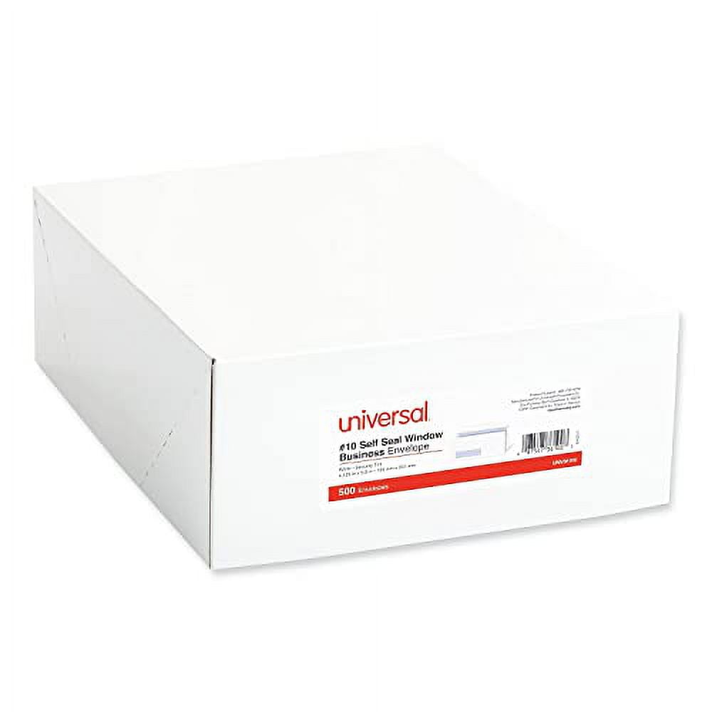 Universal 36102 Self Seal Security Envelope Window 10 4 1 8 X 9 1 2