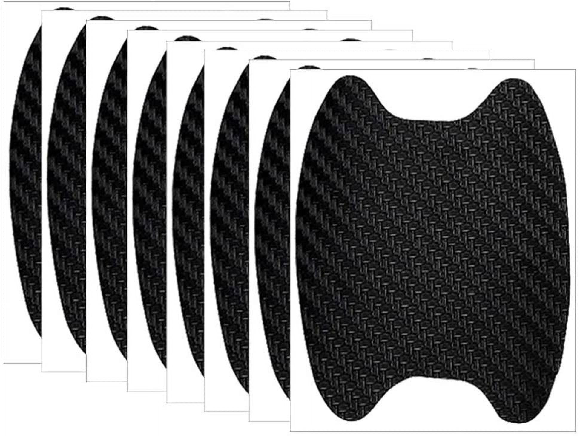 Universal 3D Carbon Fiber Stickers Car Door Handle Paint Scratch ...