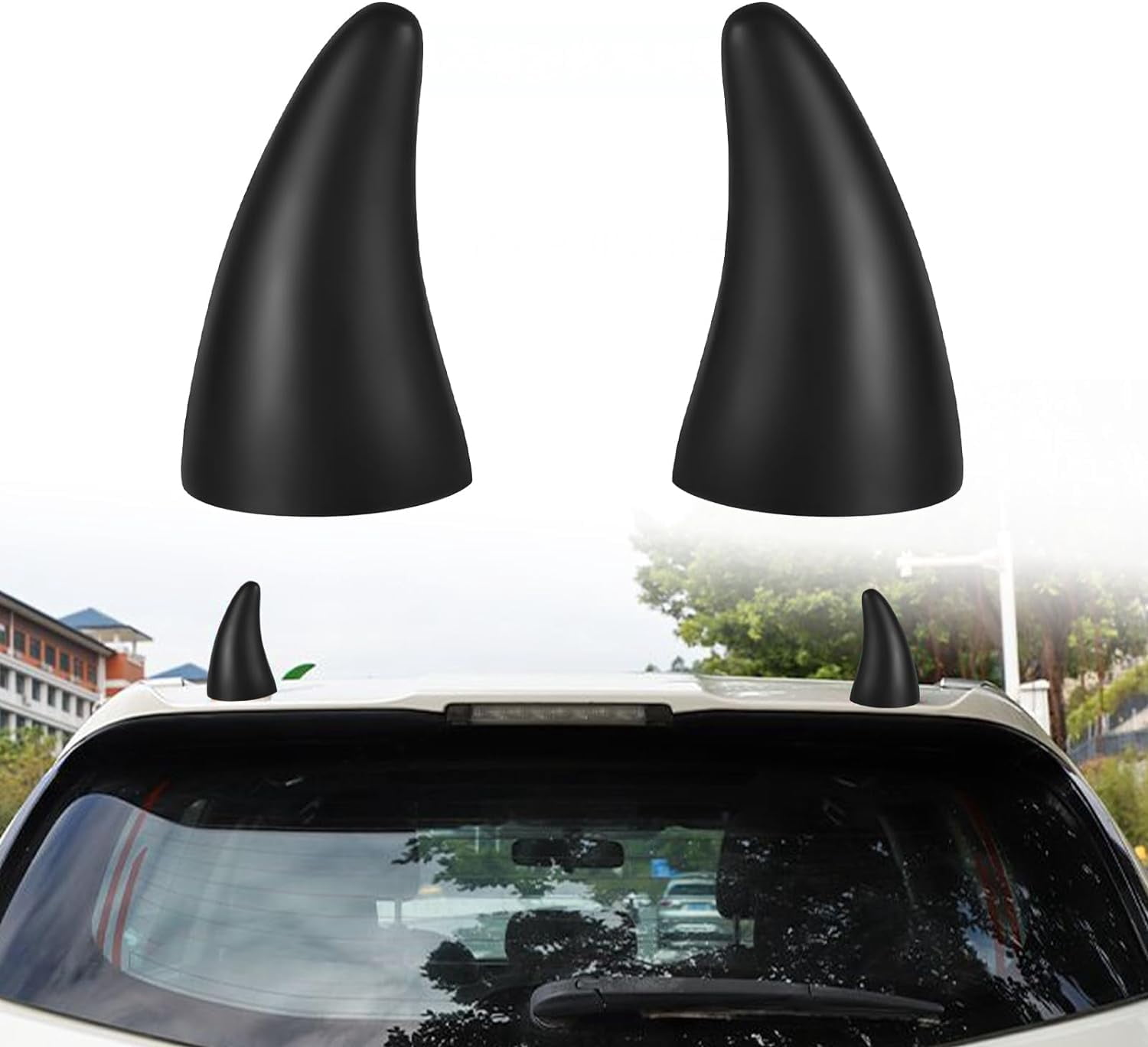 Universal 3D Cute Car Exterior Stickers, Car Roof Decoration, Car ...