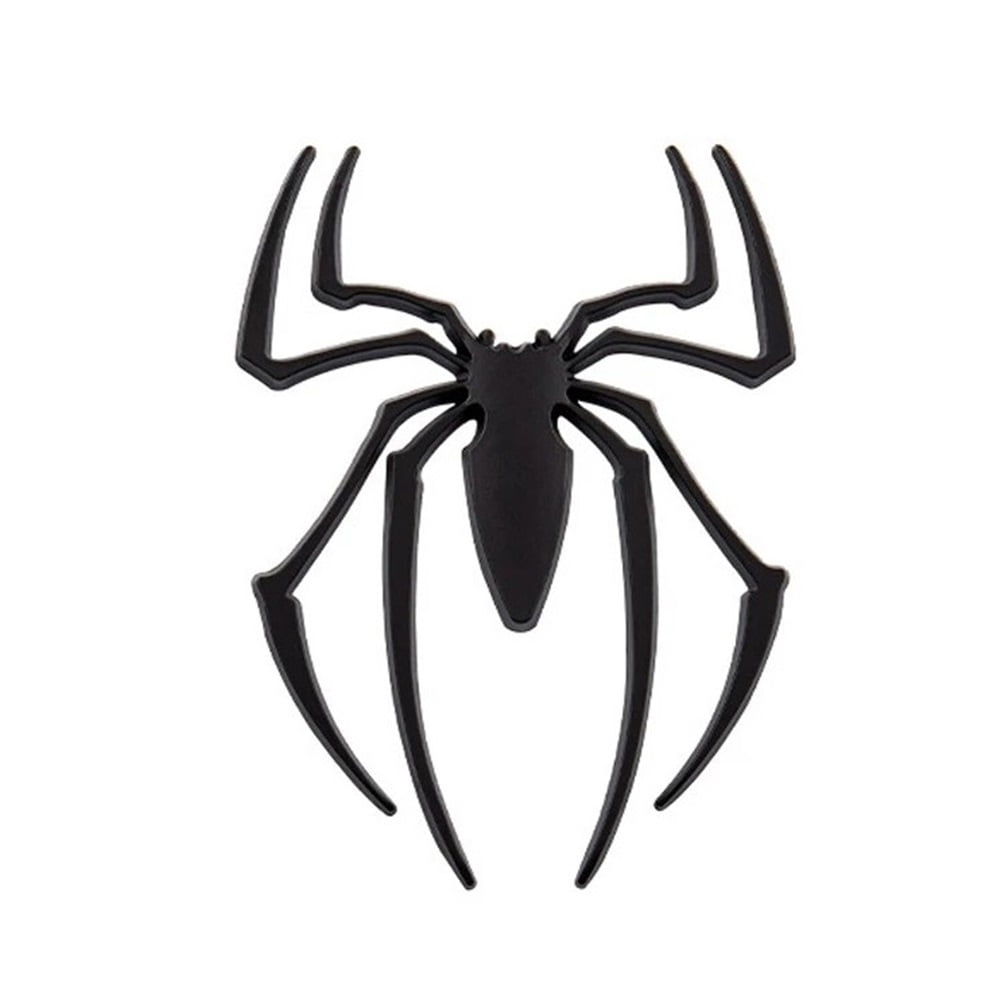 Universal 3D Metal Car Stickers Spider Car Logo Chrome Badge Auto ...