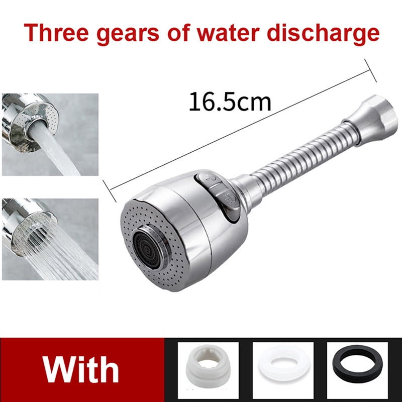 Universal 3Mode Kitchen Faucet Adapter Aerator Shower Head Pressure ...