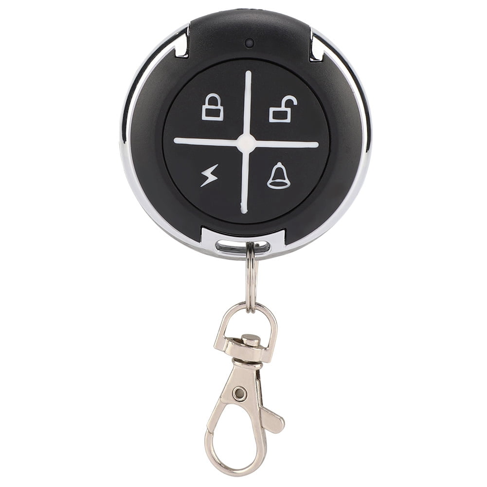 Universal 4 Button Black Garage Door Opener Remote, 433MHz Wireless ...