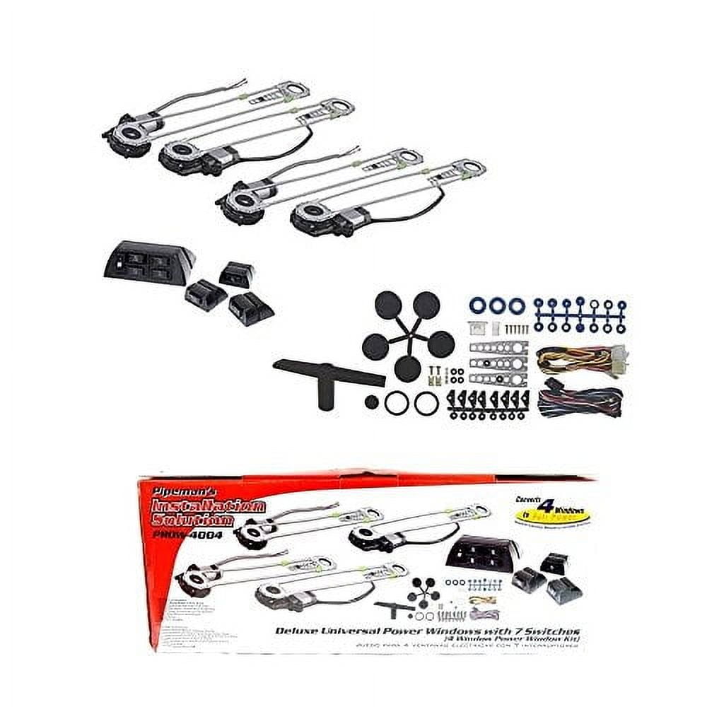Universal 4 Door Electric Car Truck Power Window Conversion Kit Roll Up ...