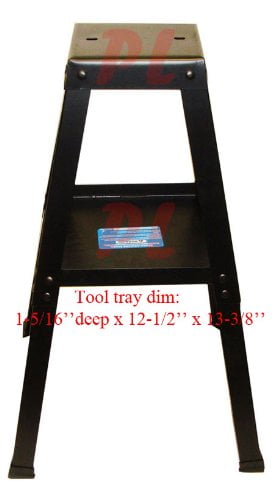 Universal 4 Legs Bench Grinder Buffer Vise Stand w/ Tool Tray Grinder ...