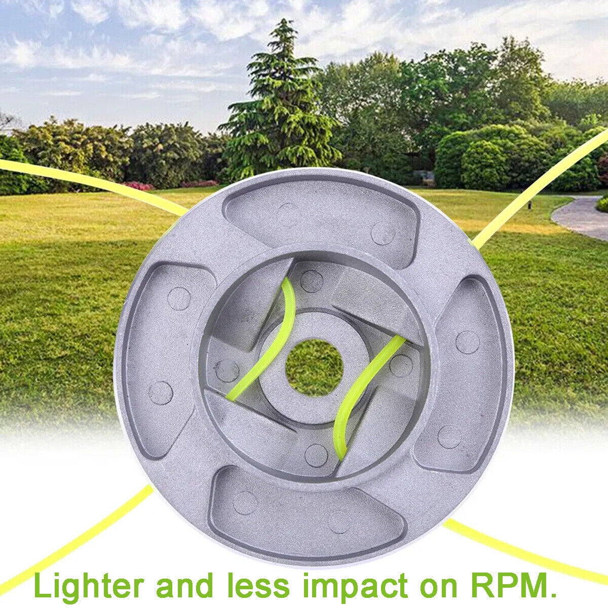 Universal 4-Line Aluminum Trimmer Head Replacement - Professional Weed ...