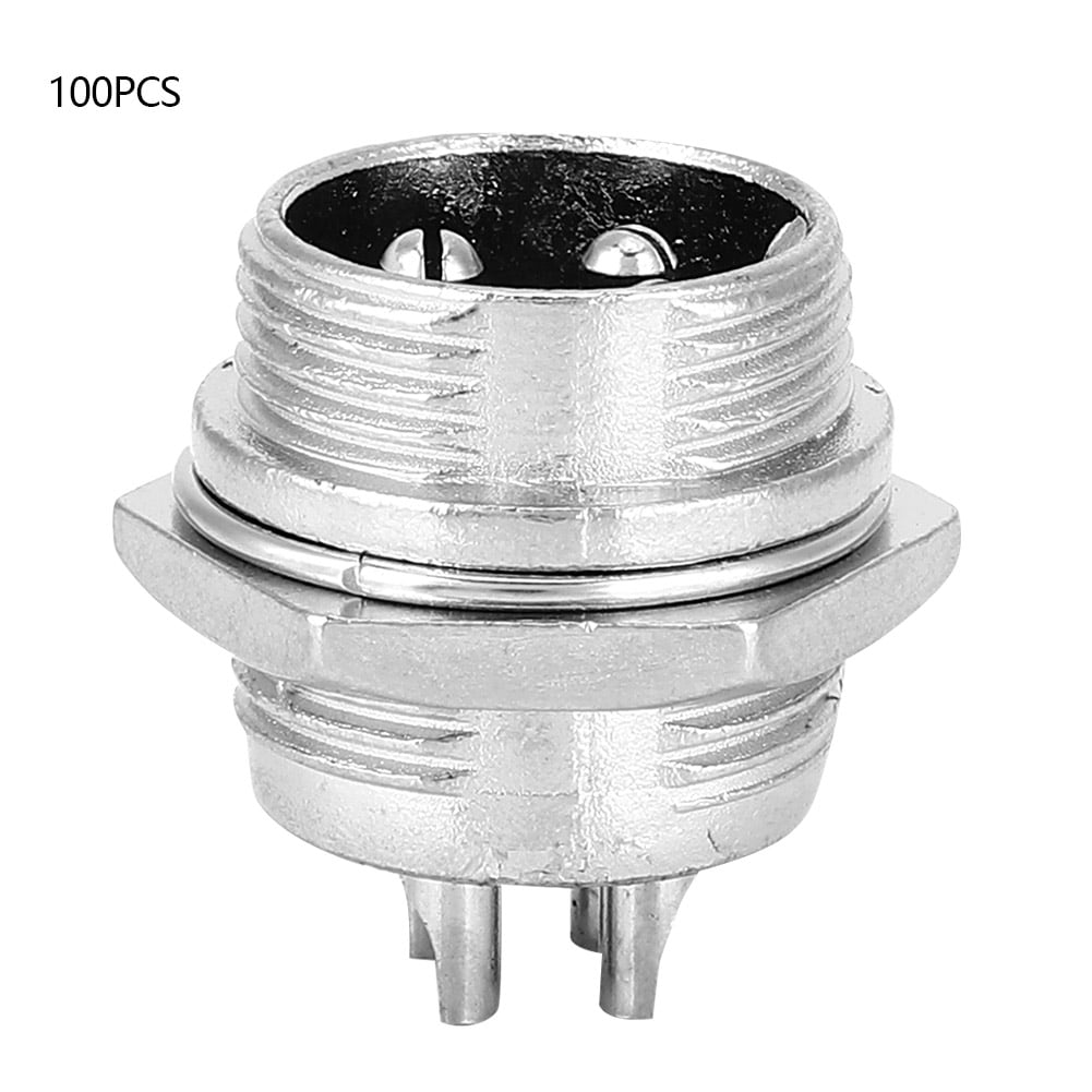 Universal 4 Pin Male Connector Socket for Electrical Equipment, 16mm ...