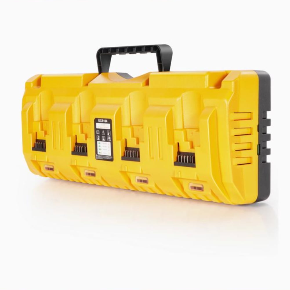 Universal 4-Port Charger for 12V/20V Batteries, 4 Simultaneous Charging ...