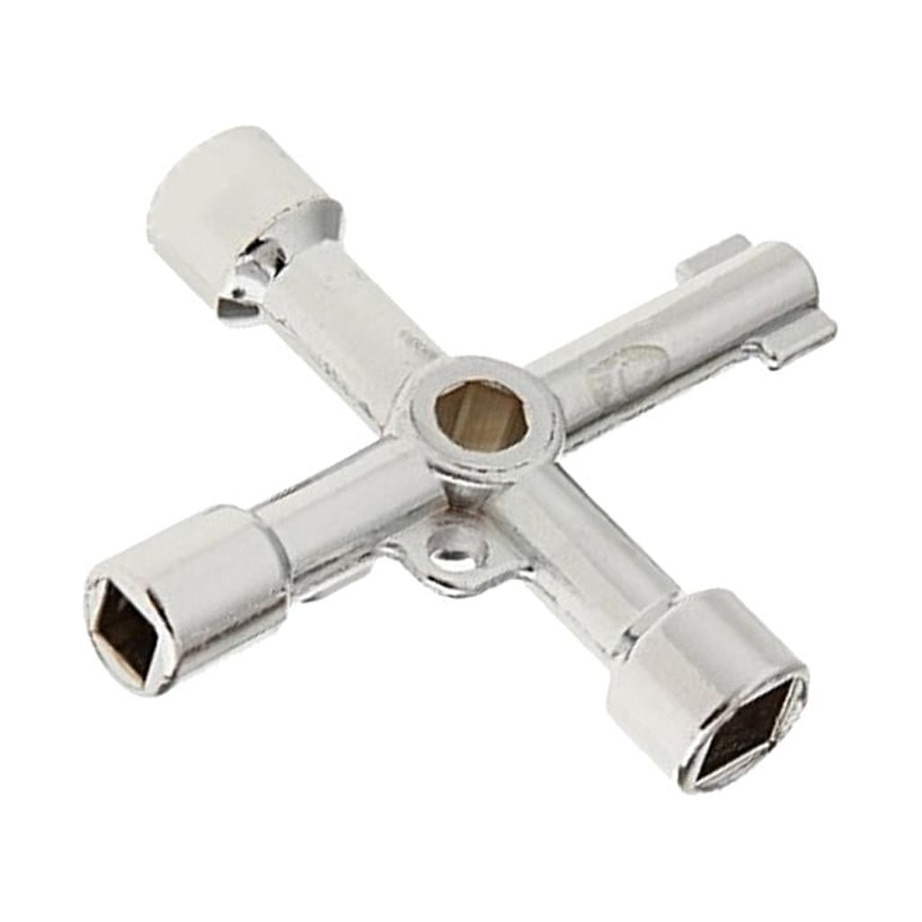 Universal 4-Way Utility Key Service Cross Key for Opening Water ...