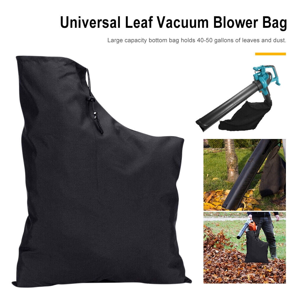 Universal 40-50 Gallon Leaf Vacuum Blower Bag with Zipper - Heavy-Duty ...