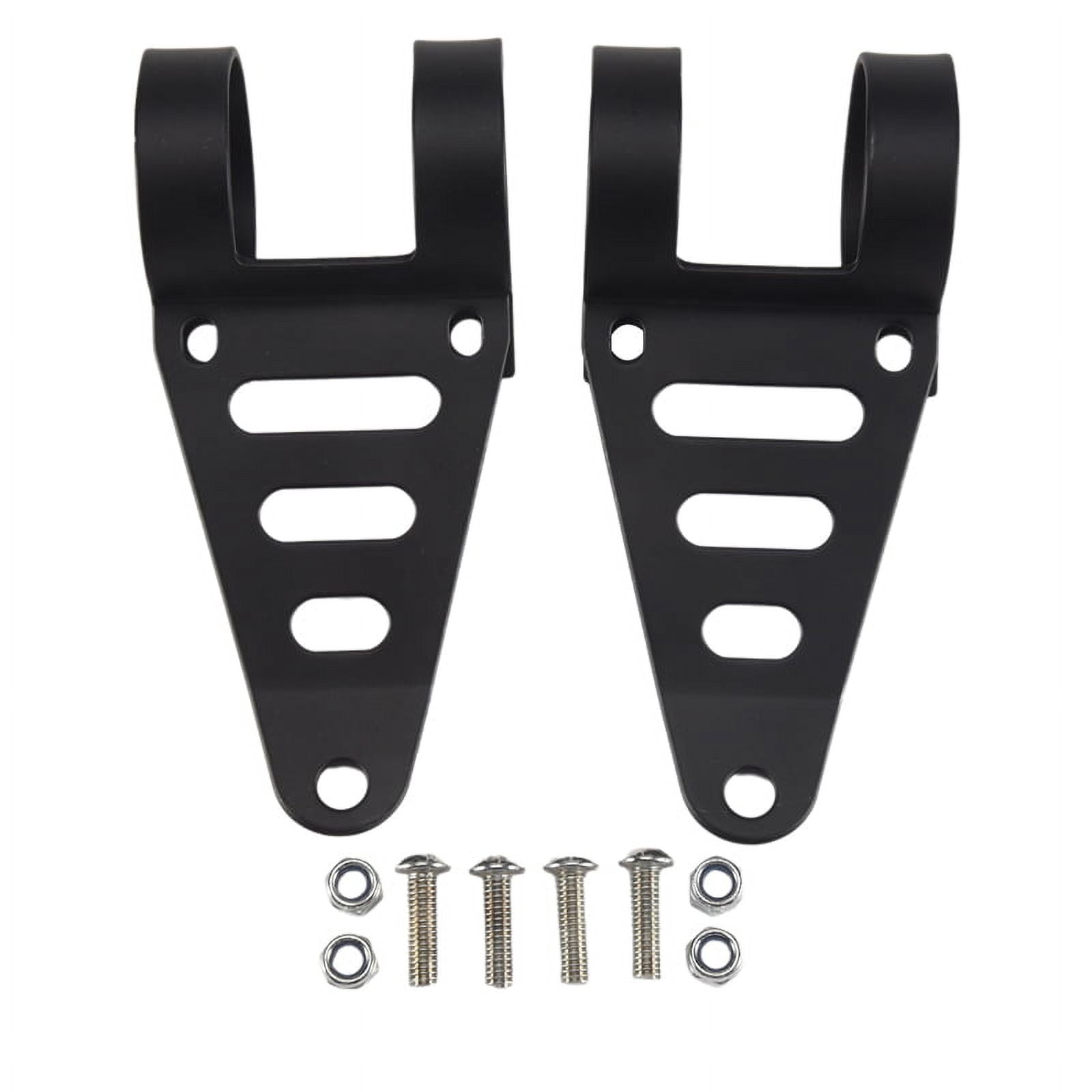 Universal 41-43mm Motorcycle Headlight Brackets Head Light Lamp Holder ...
