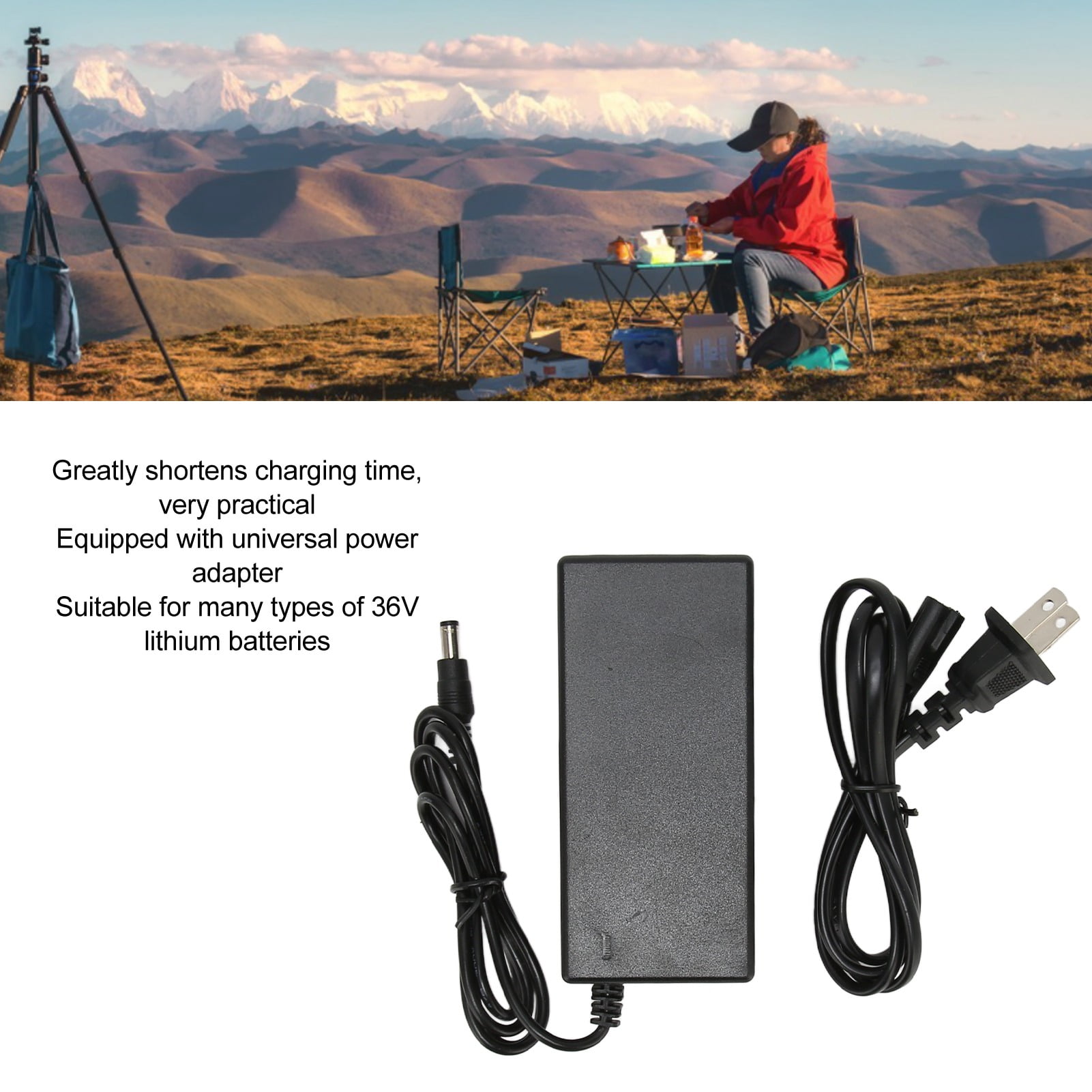 Universal 42V 2A Power Supply, Intelligent Chip Control Prevents Overcharge Short Circuit ...