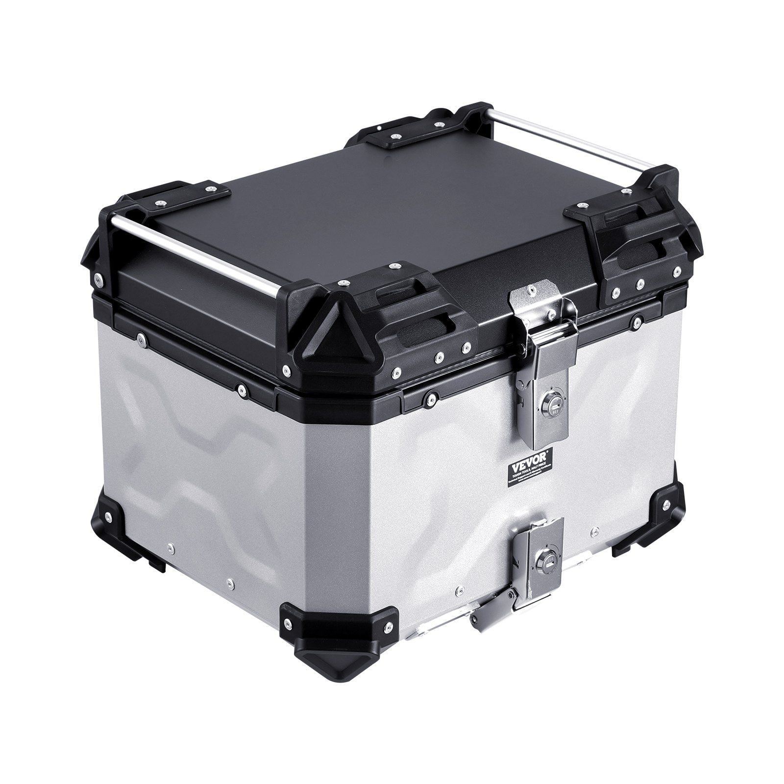 Universal 45L Motorcycle Top Box,Detachable Waterproof Tail Case with ...