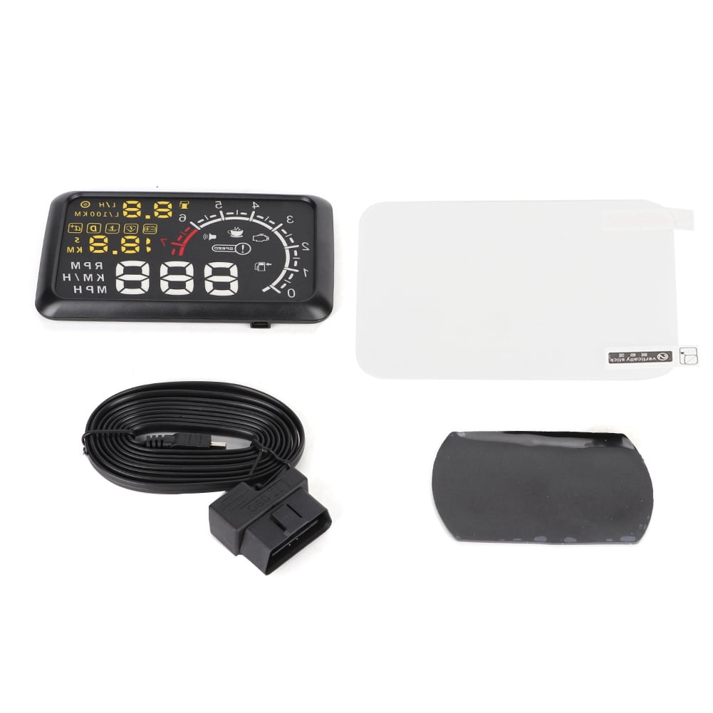 Universal 5.5in Head Up Display Speed Smart Gauge ODB2 System Car ...
